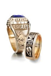 Ring in Yellow Gold Metal